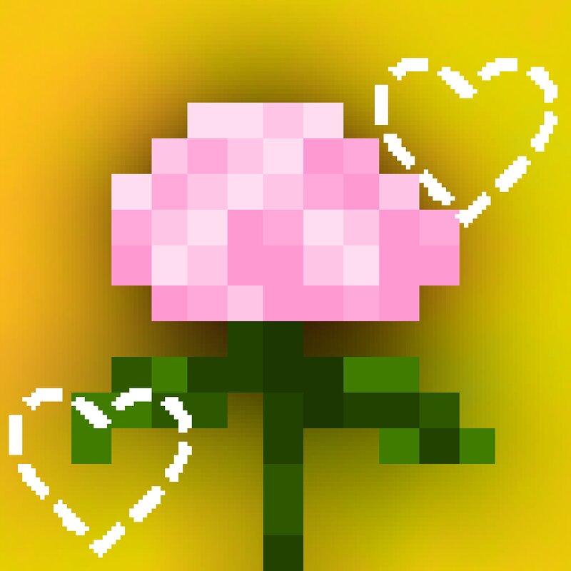 Peony to Hydrangea Minecraft Texture Pack