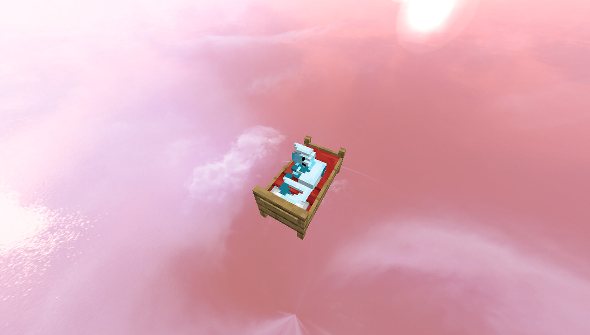 Glaceon 3D Bed Overlay Minecraft Texture Pack