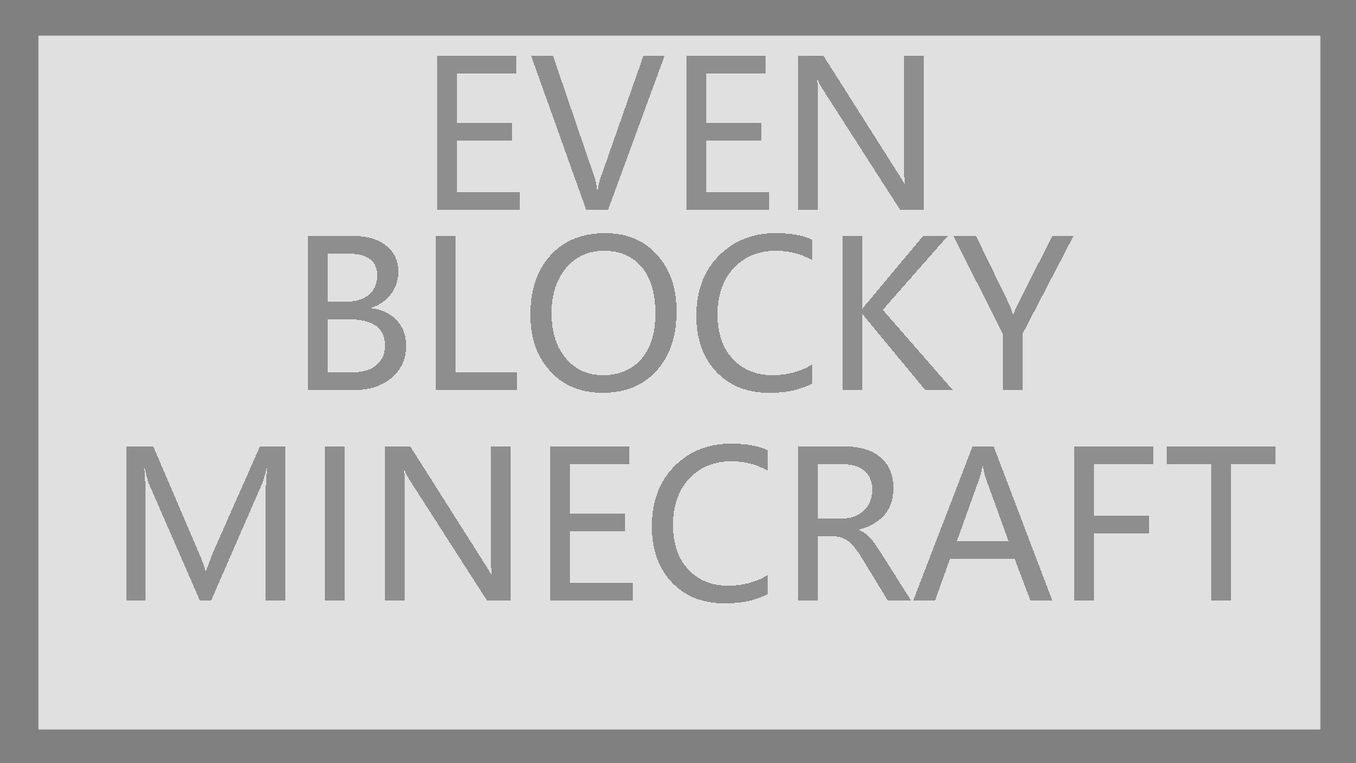 More Blocky Minecraft Minecraft Texture Pack