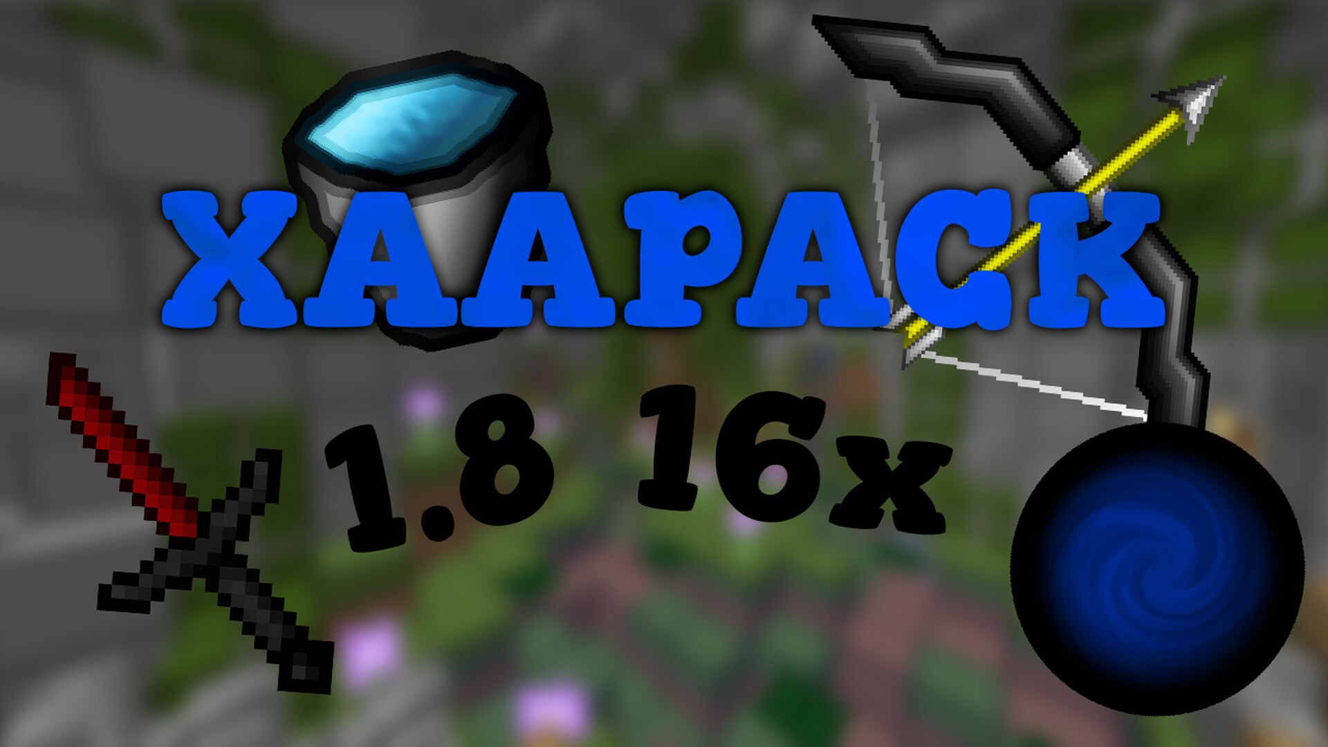 Xaapack 1.8 x16 Texture pack PvP and BedWars Minecraft Texture Pack