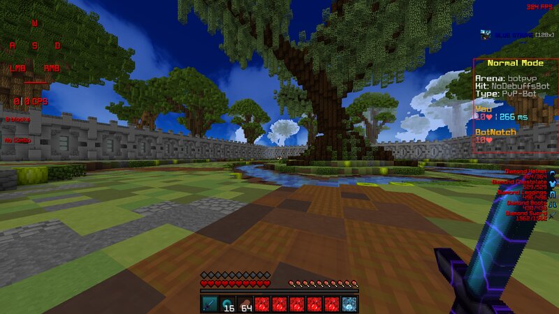 Blue Strike PvP 128x Minecraft Texture Pack