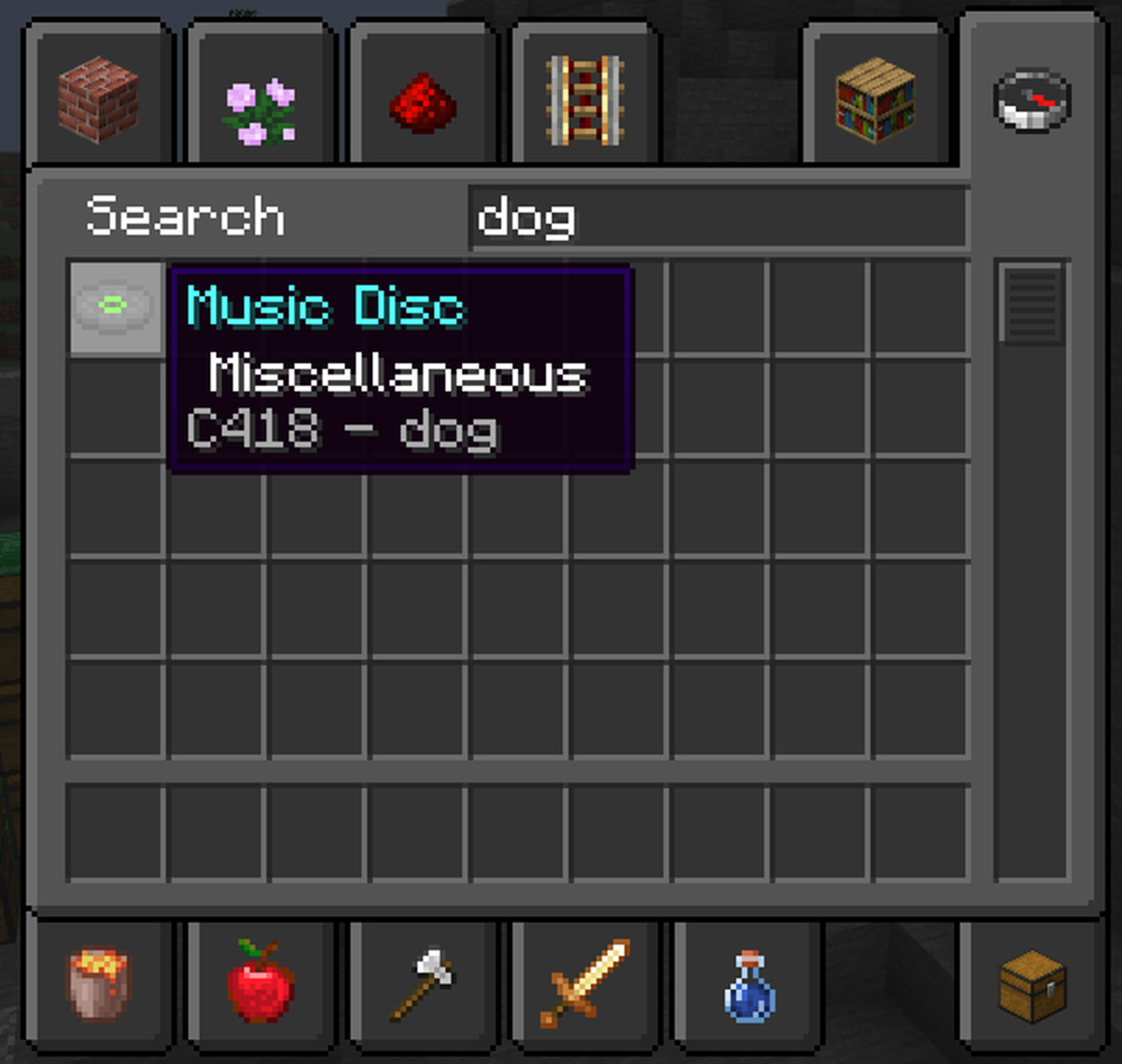 C418 - Dog Minecraft Texture Pack