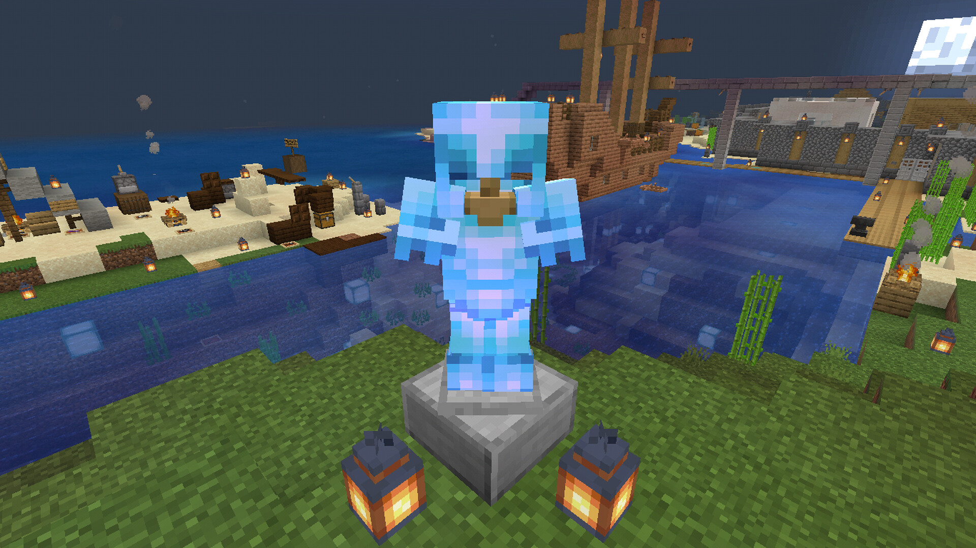 Diamond to Netherite style textures!!(Java Version) Minecraft Texture Pack