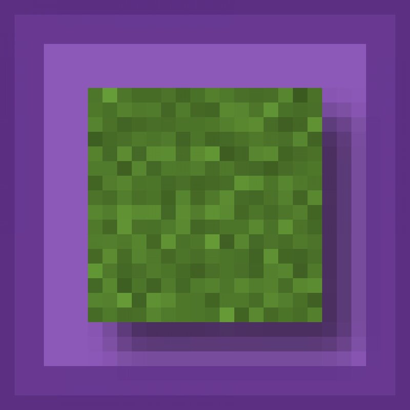 Moss to Turf - Bedrock Minecraft Texture Pack