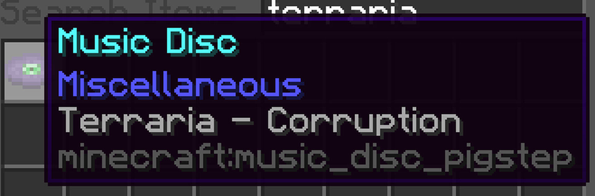 Terraria Corruption over Warped Forest Minecraft Texture Pack