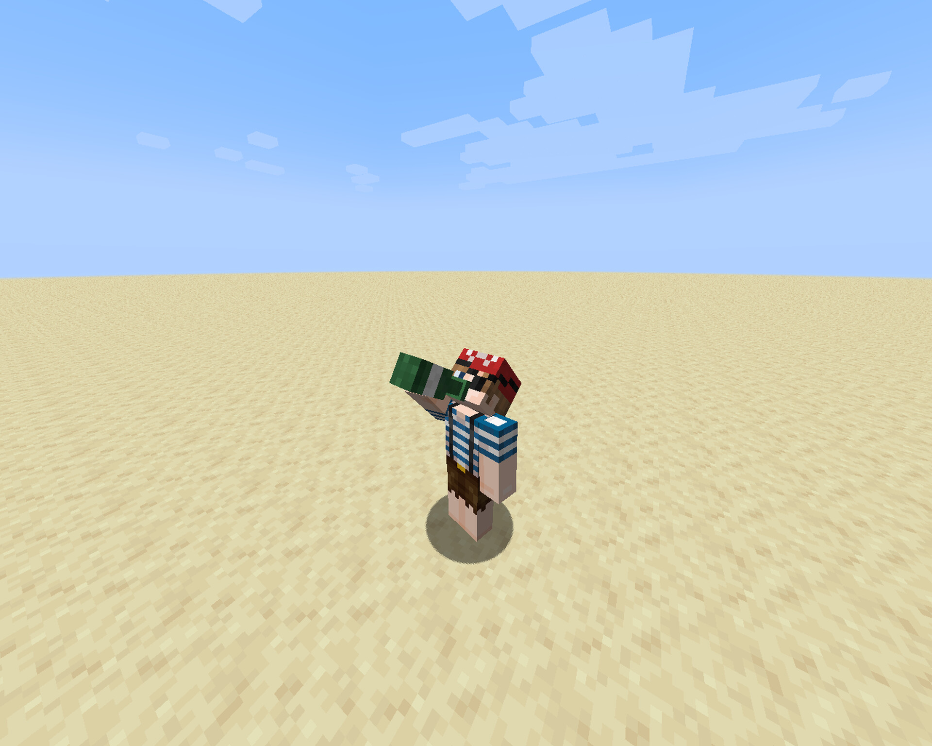 Spyglass to Bottle Minecraft Texture Pack