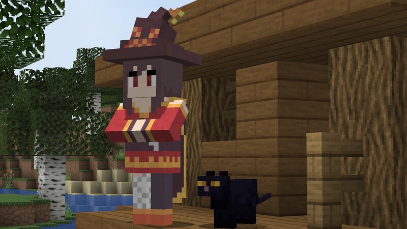 Megumin witches Minecraft Texture Pack