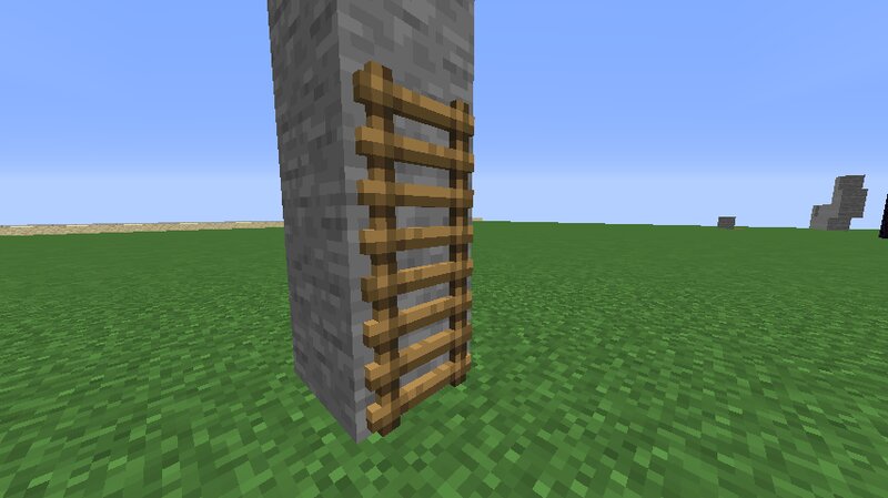 3D Ladders Minecraft Texture Pack