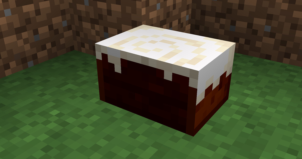 Chocolate cake! Minecraft Texture Pack