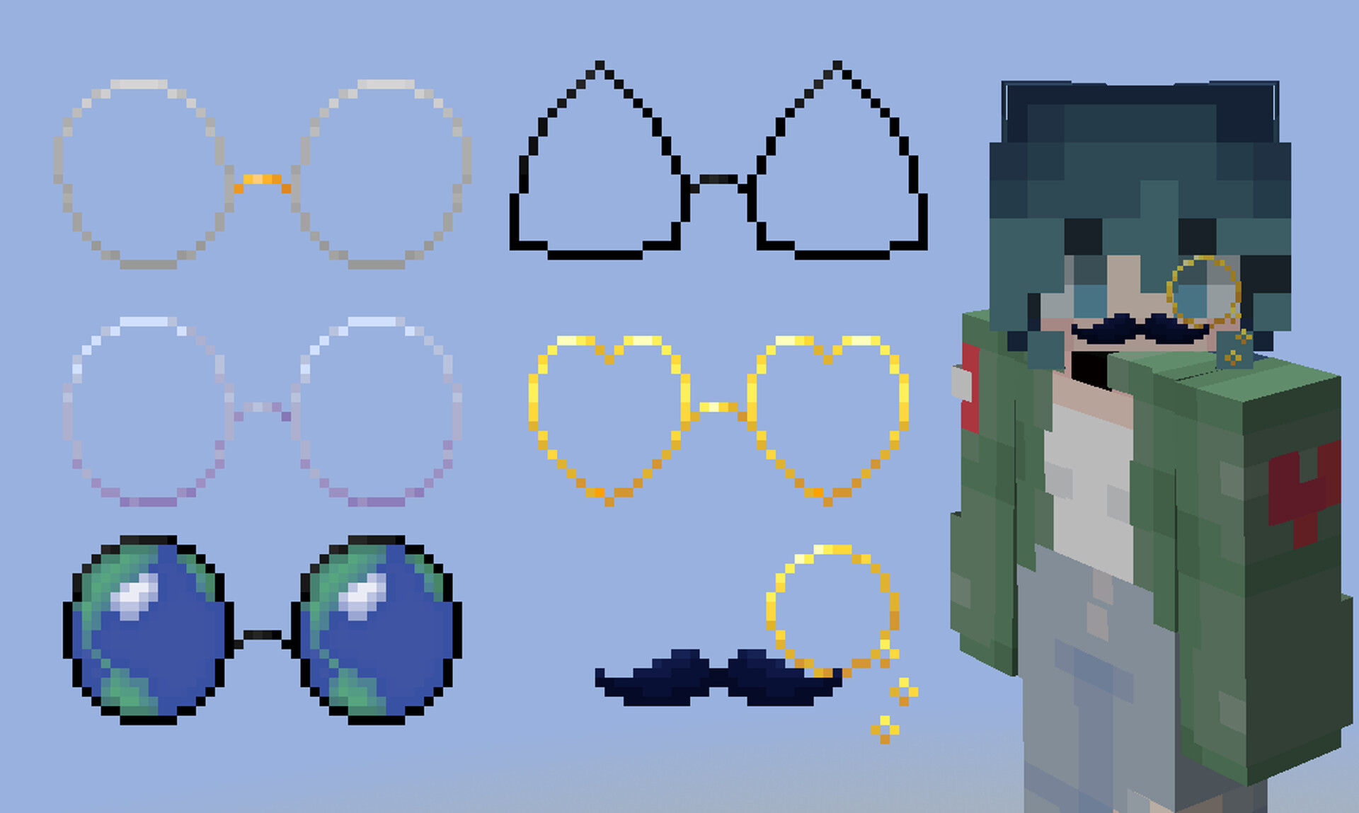 Funky Glasses! Minecraft Texture Pack