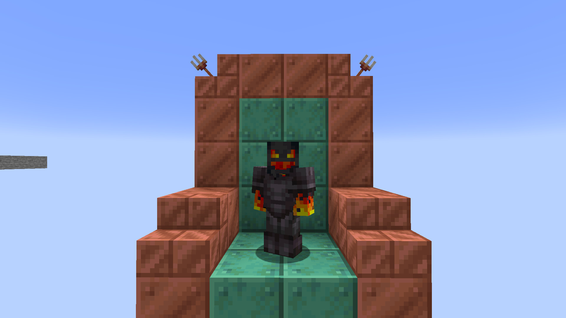 Copper Trident Minecraft Texture Pack