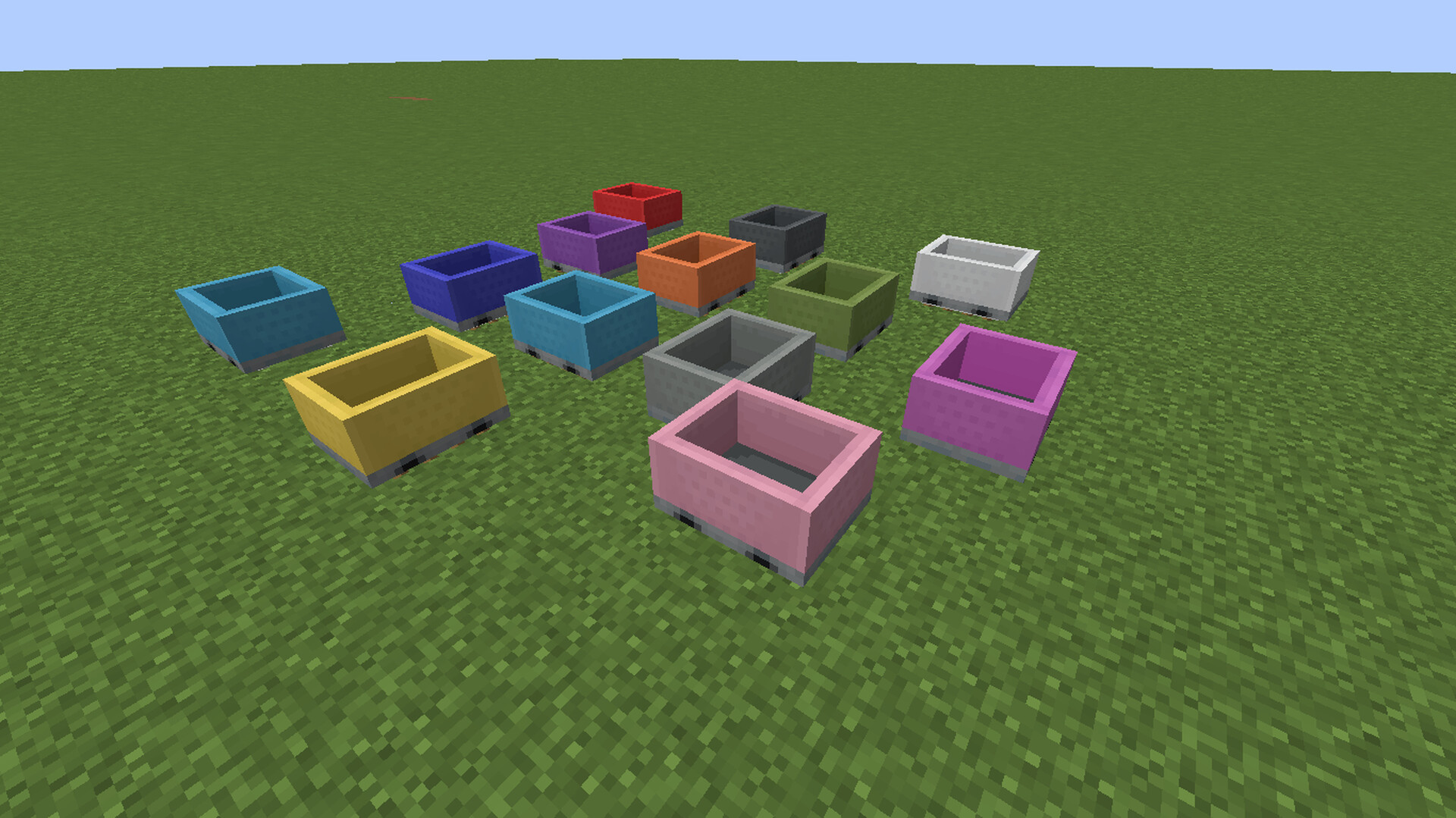 Colored Minecarts! [OptiFine] Minecraft Texture Pack