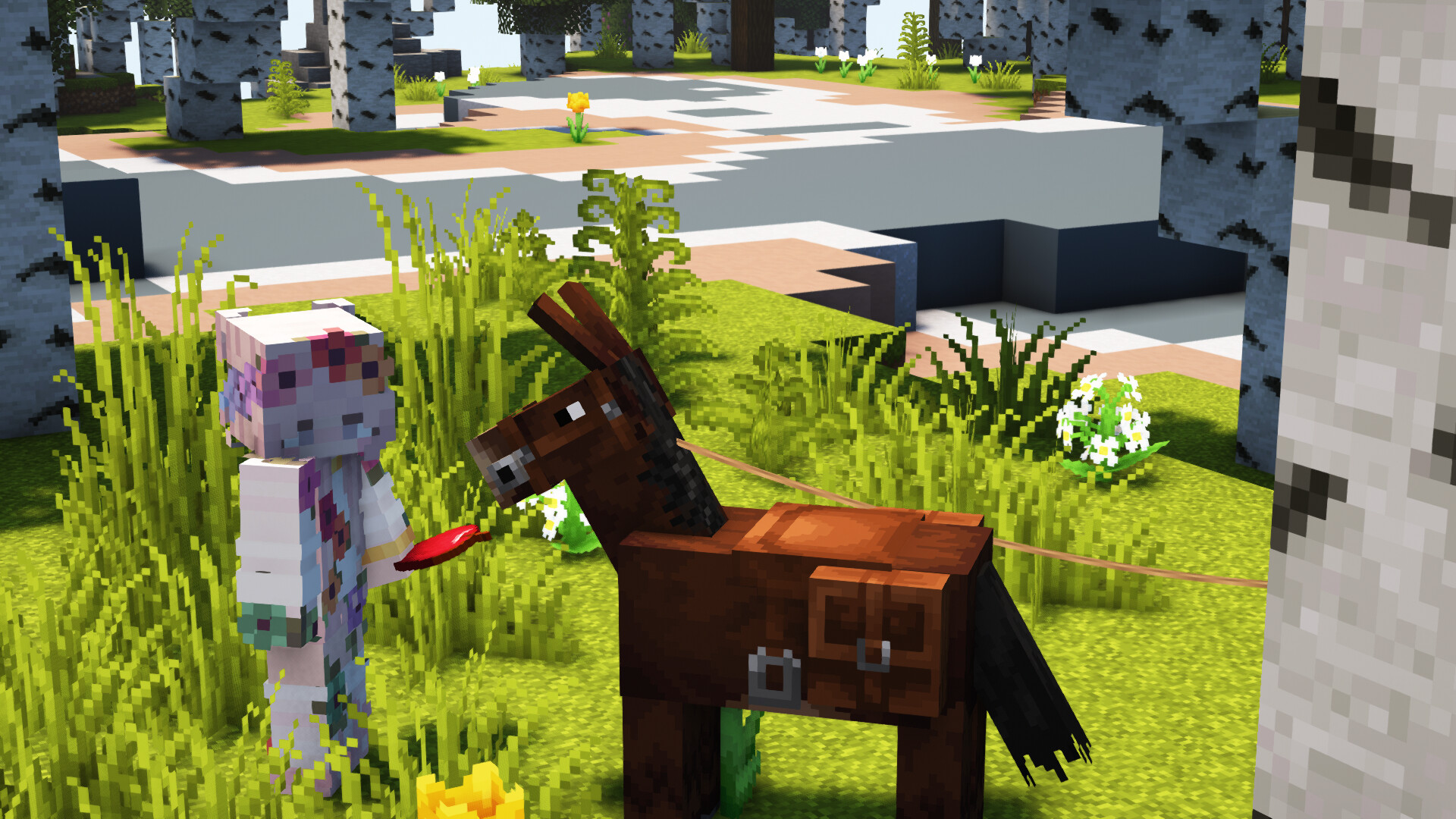 Better Horse's Pouch Minecraft Texture Pack