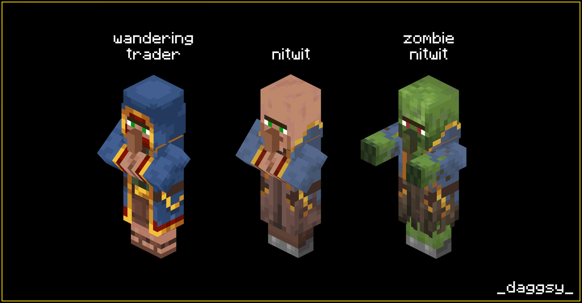 Retired Wandering Trader Bedrock Edition Minecraft Texture Pack