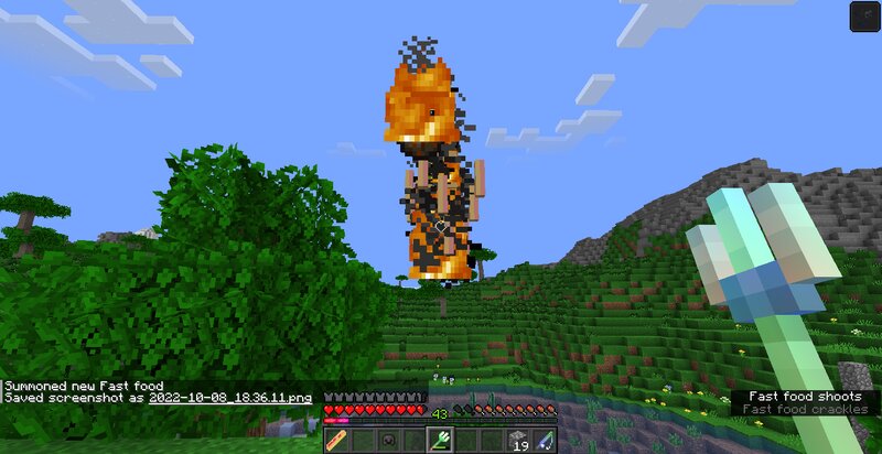 Blaze to Fast food Minecraft Texture Pack