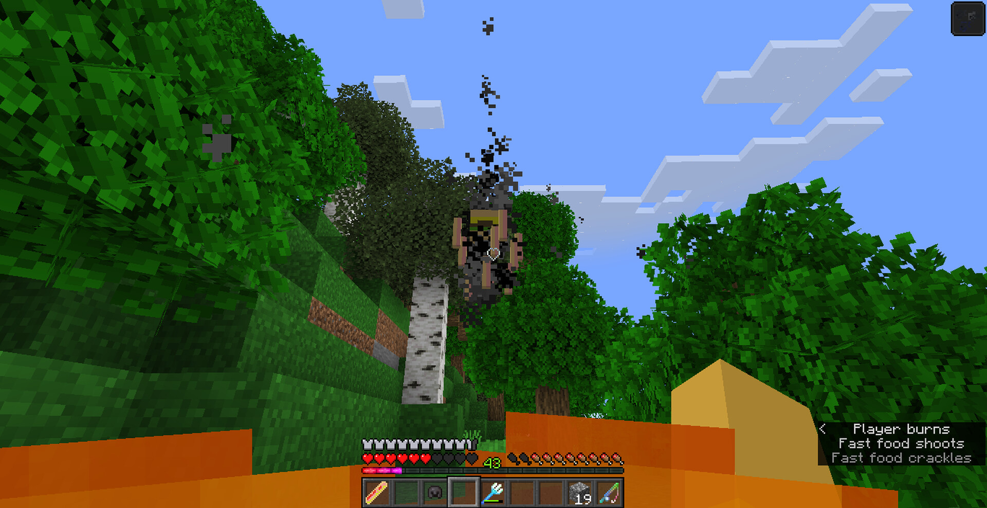 Blaze to Fast food Minecraft Texture Pack