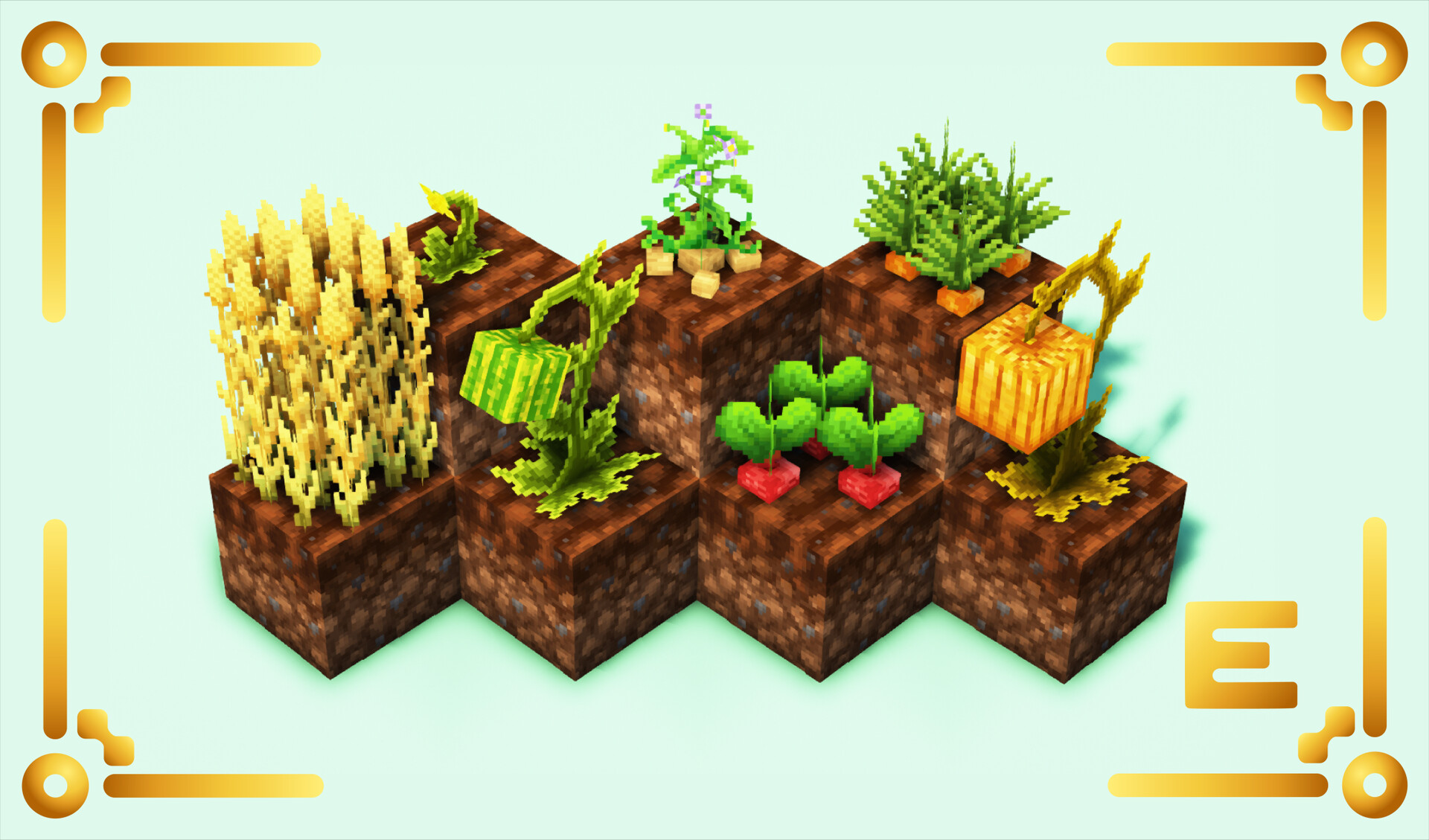 Better Crops 3D with Tall Wheat Minecraft Texture Pack