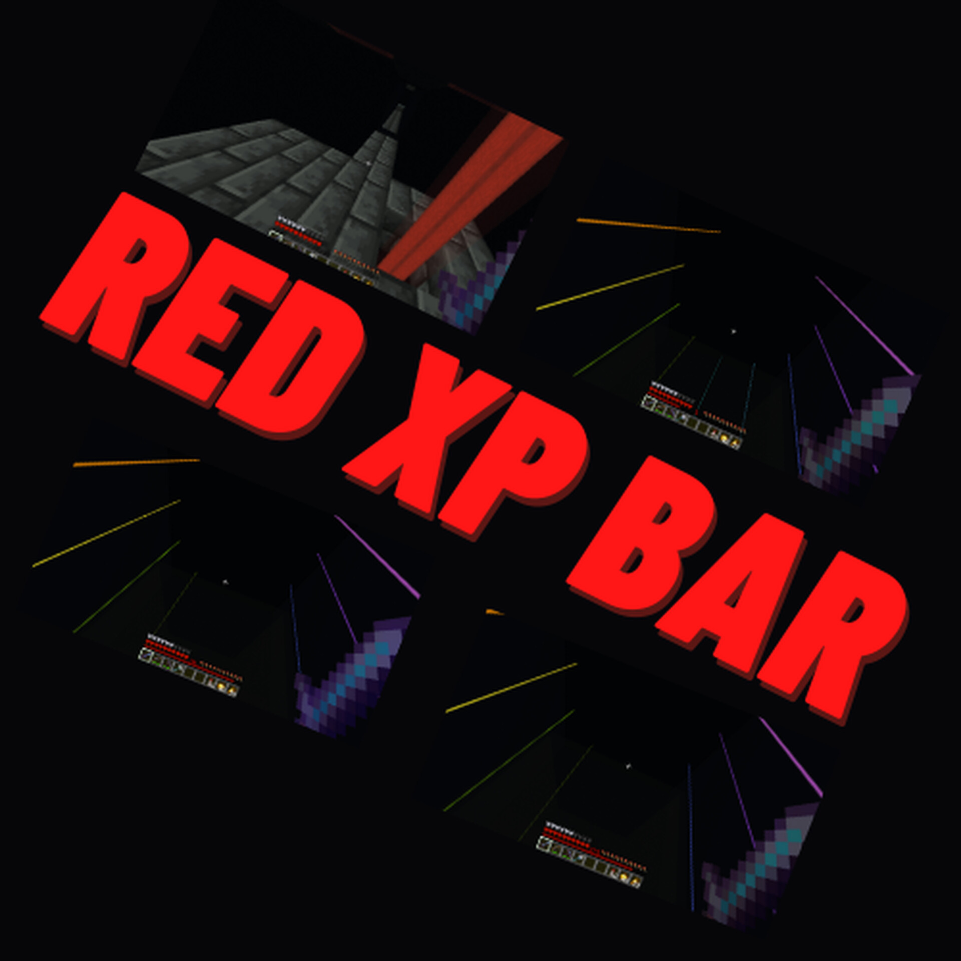 Red XP Bar (Optifine Needed) Minecraft Texture Pack