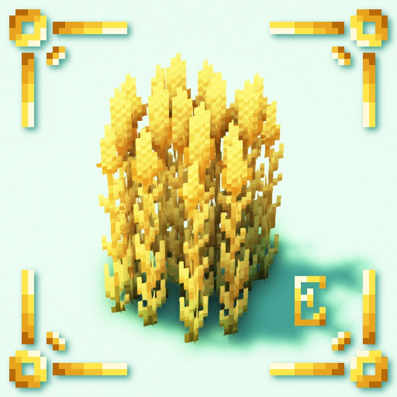 Better Crops 3D with Tall Wheat Minecraft Texture Pack