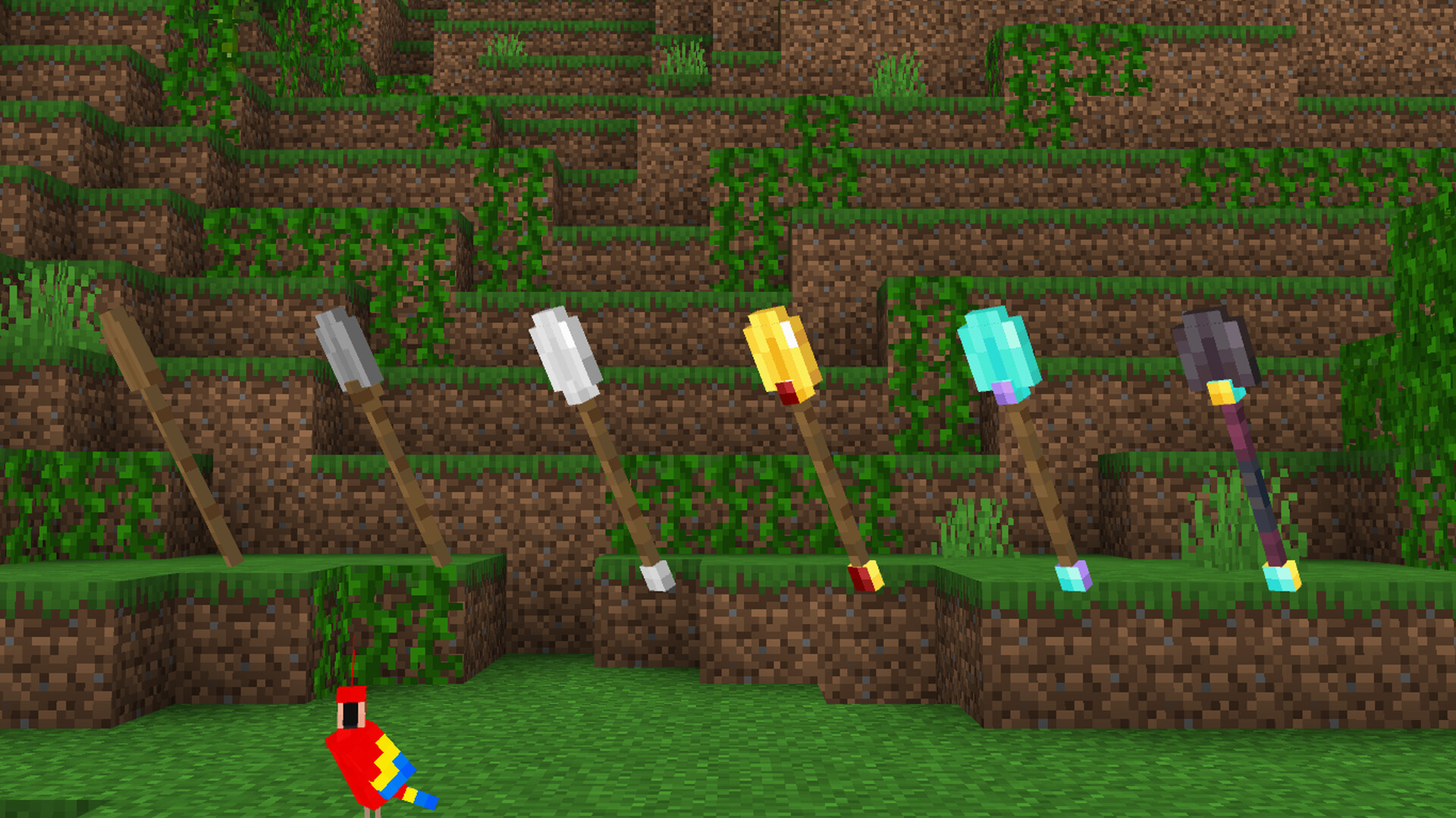 Improved Tools 3D | Bedrock Tweaks Minecraft Texture Pack