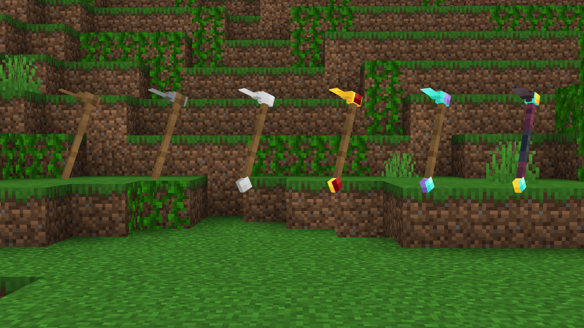 Improved Tools 3D | Bedrock Tweaks Minecraft Texture Pack