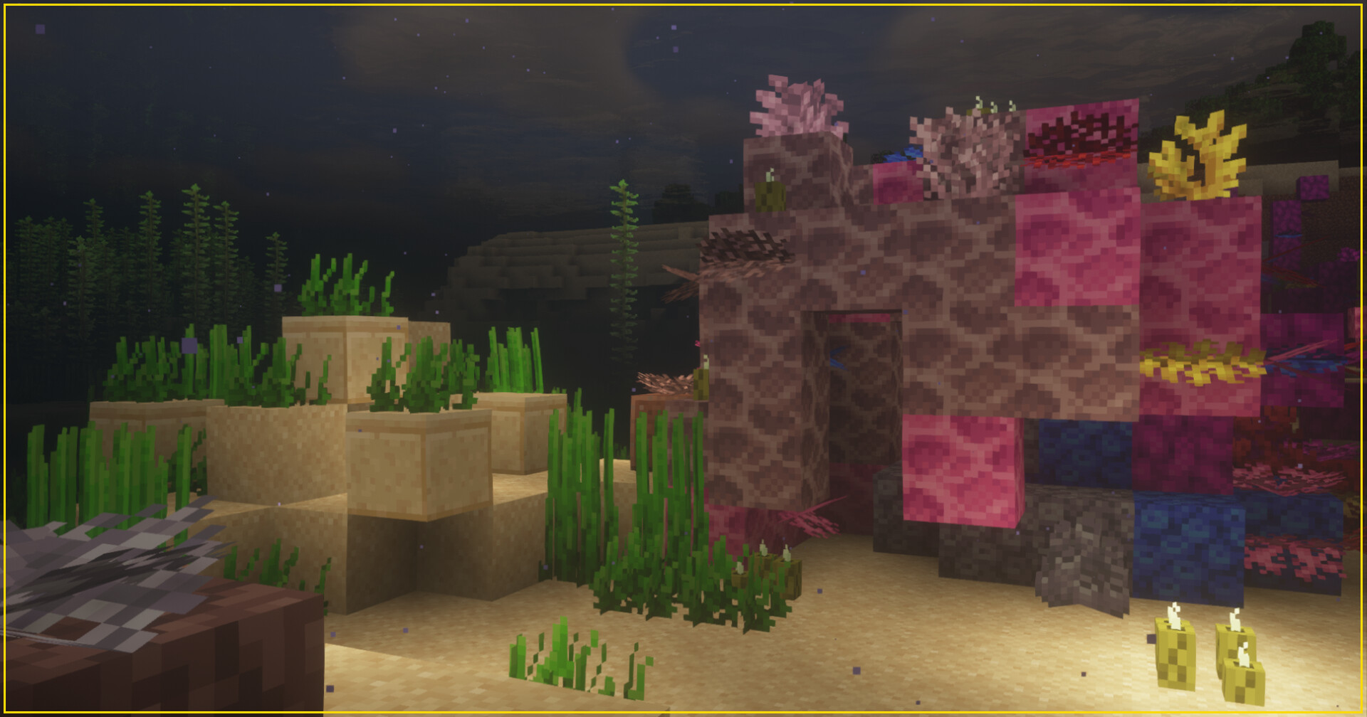 Colorful Coral Minecraft Texture Pack
