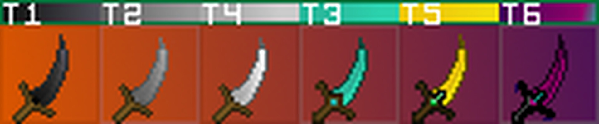 sacdj's VL thinner daggers addon resourcepack + [amethyst gem t6 ...