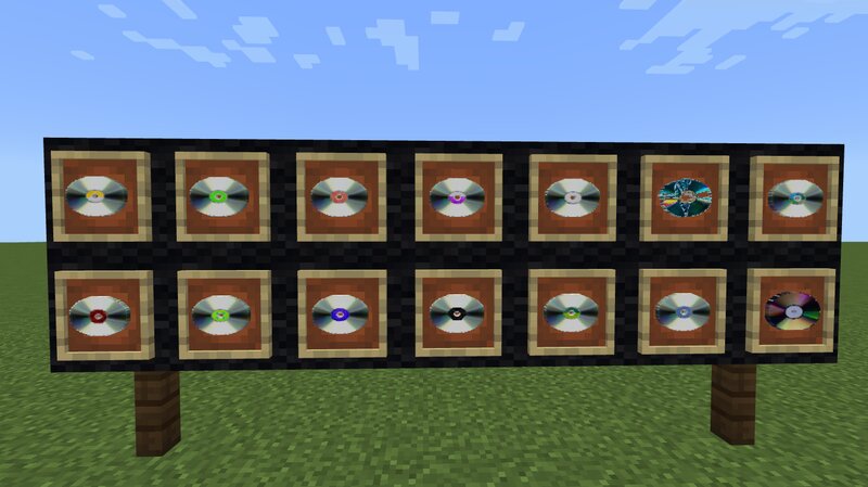 Blanc's x64 Realistic Music Disks - Java Minecraft Texture Pack