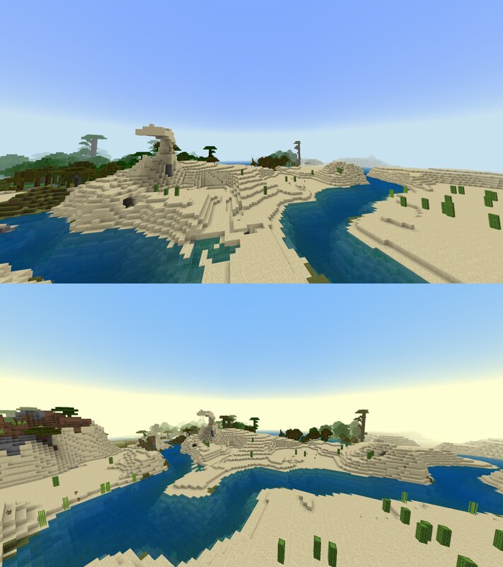 Improved Nether Fog | Bedrock Tweaks Minecraft Texture Pack