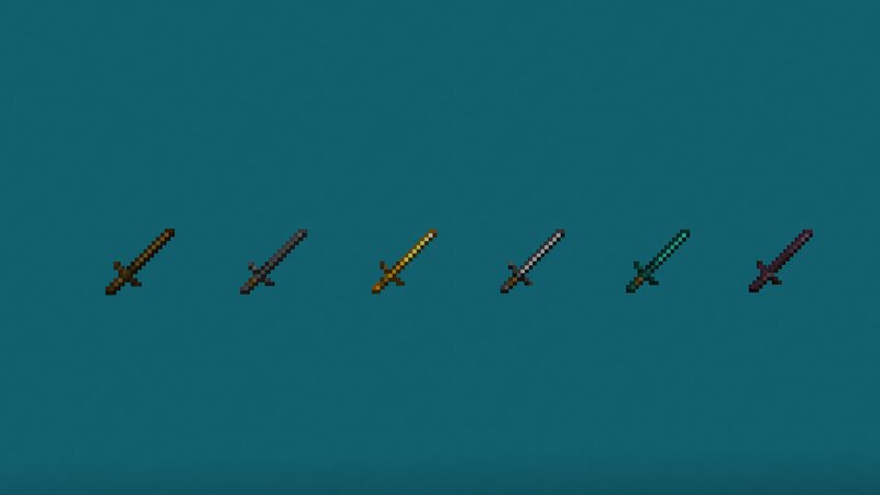 Thin swords Minecraft Texture Pack