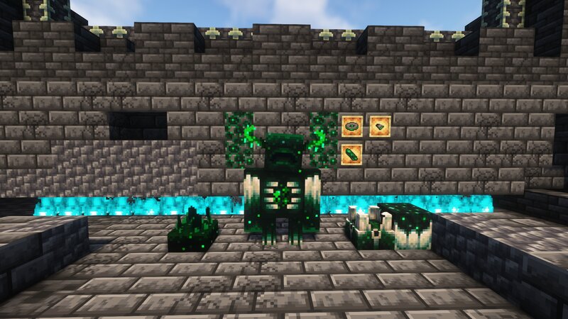 Colored Sculk - Green Minecraft Texture Pack