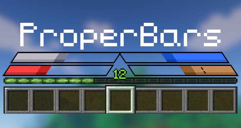 ProperBars Minecraft Texture Pack