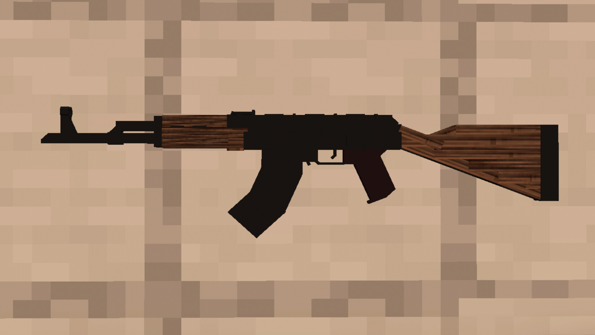 Akm Rifle Minecraft Texture Pack