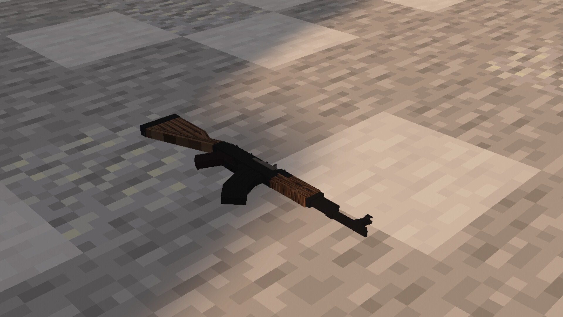 Akm Rifle Minecraft Texture Pack
