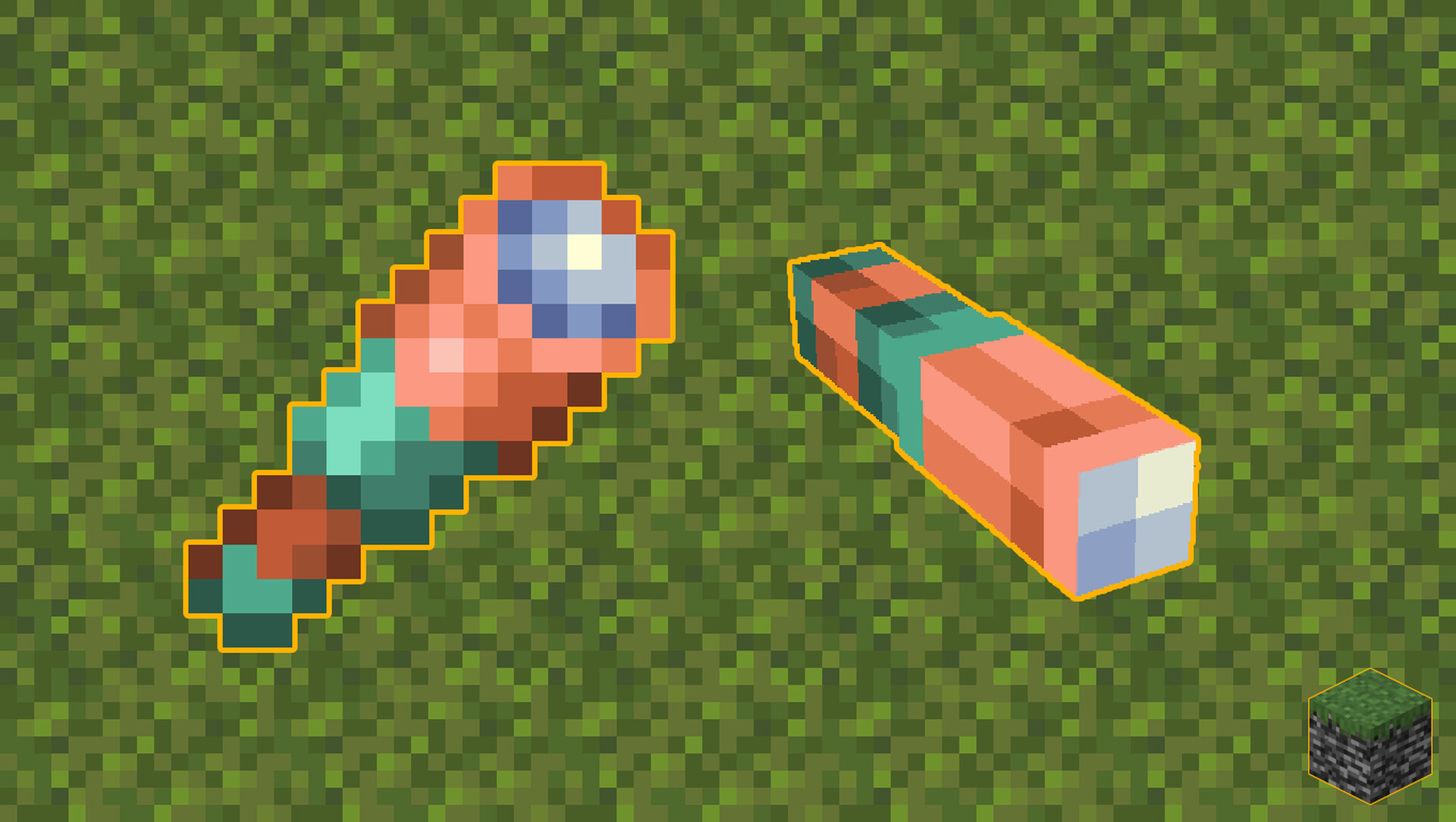 Copper Spyglass | Bedrock Tweaks Minecraft Texture Pack
