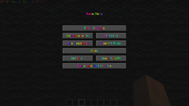 RGB Fonts Texture Pack - Minecraft 1.19 Minecraft Texture Pack