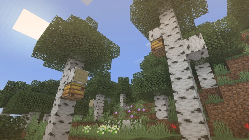 Round Bee-Nest Minecraft Texture Pack