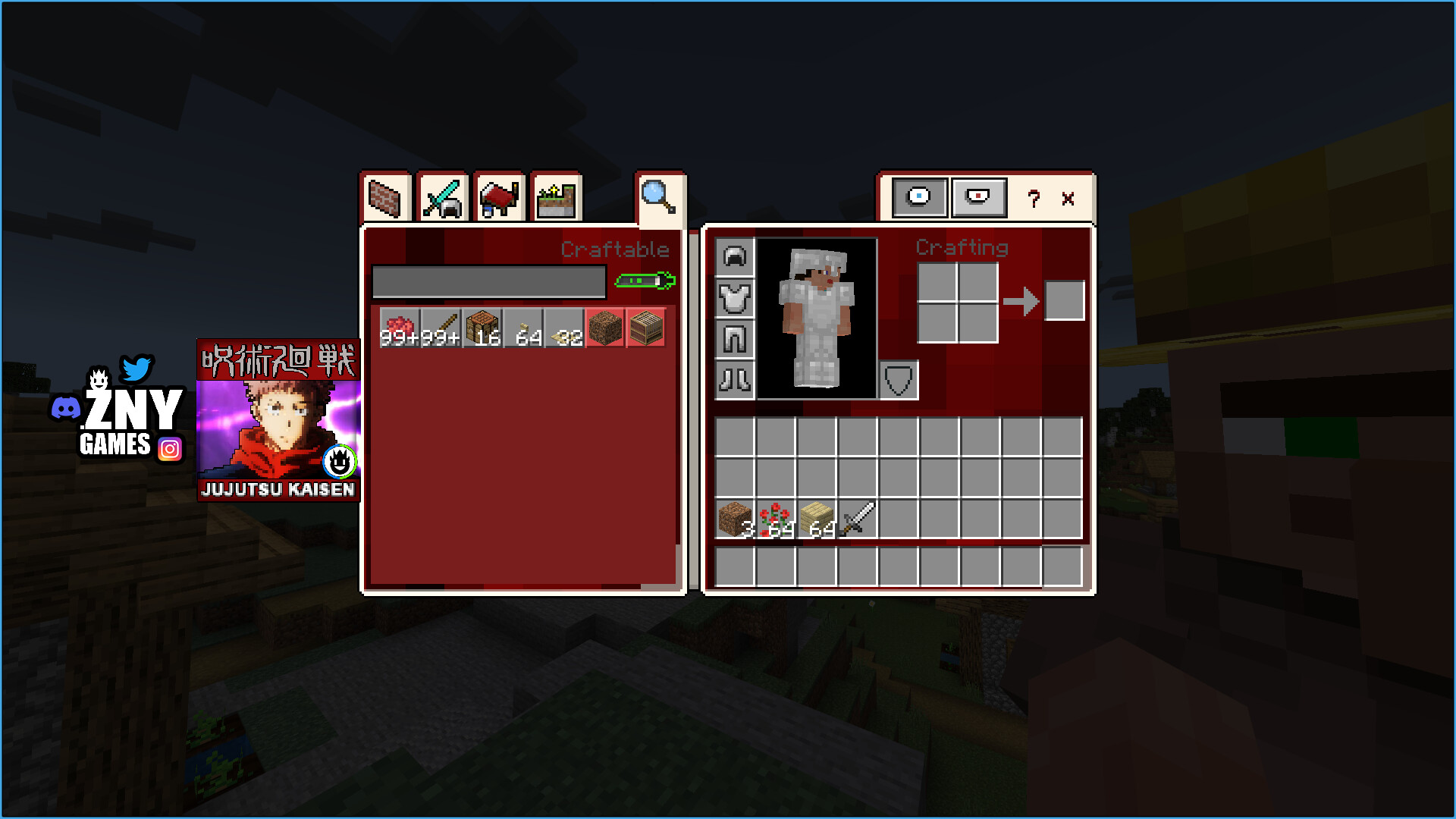 JUJUTSU KAISEN [ WINDOWS & ANDROID] 💥 Minecraft Texture Pack