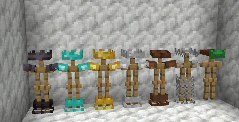 minimalist armour Minecraft Texture Pack