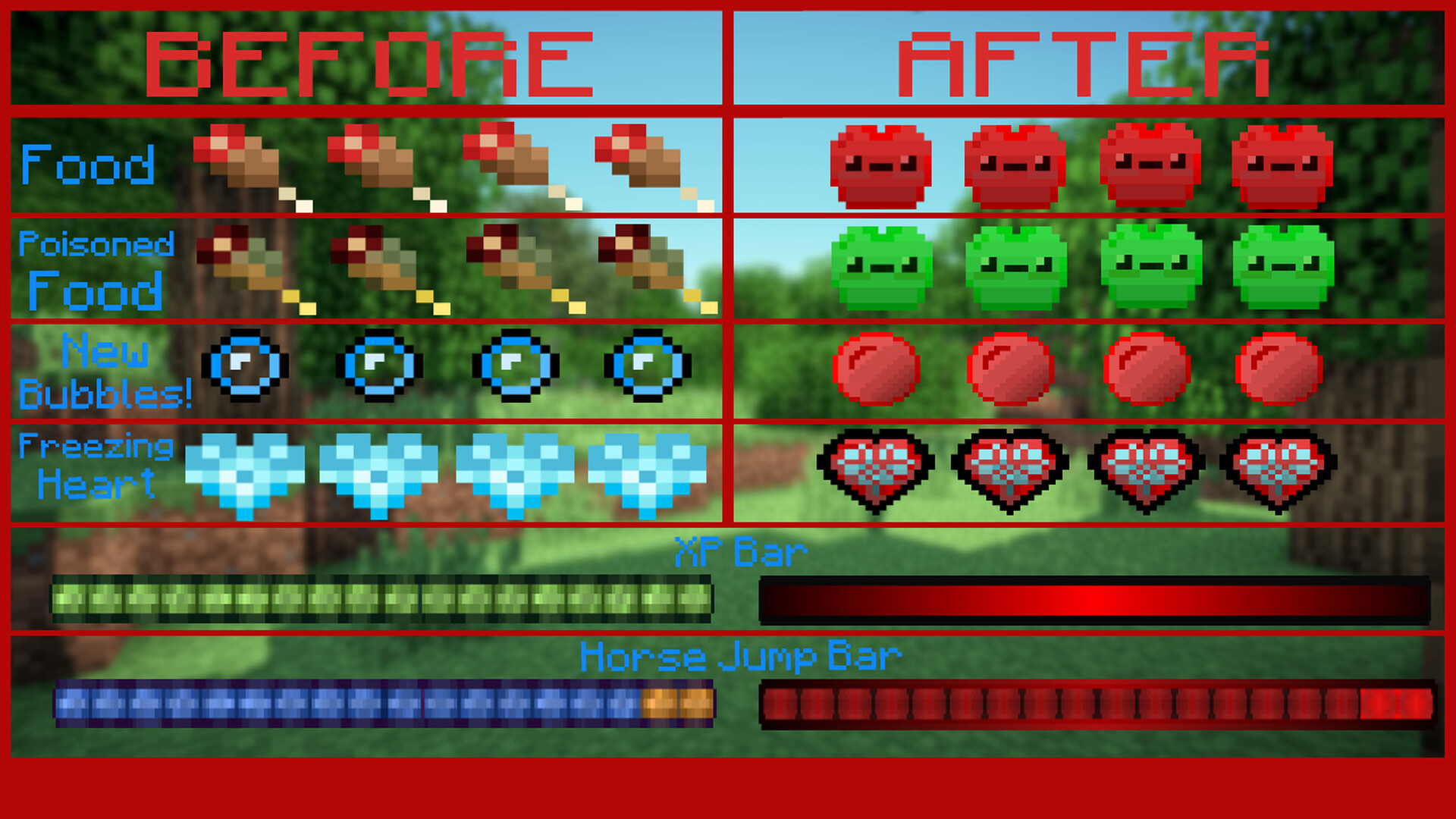 [Java/Bedrock] Better Icons Minecraft Texture Pack