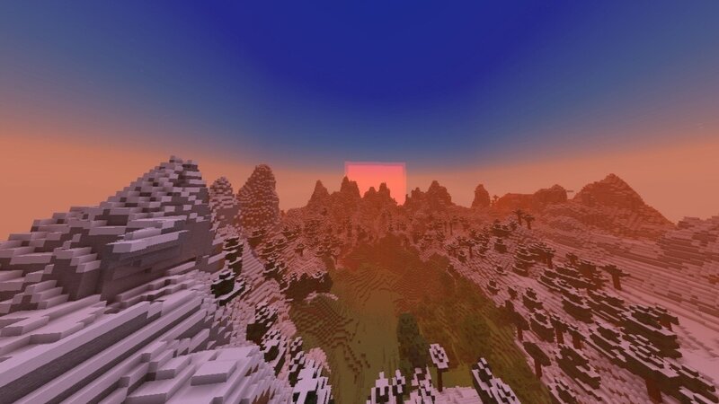 Red Giant Sun [Bedrock] Minecraft Texture Pack