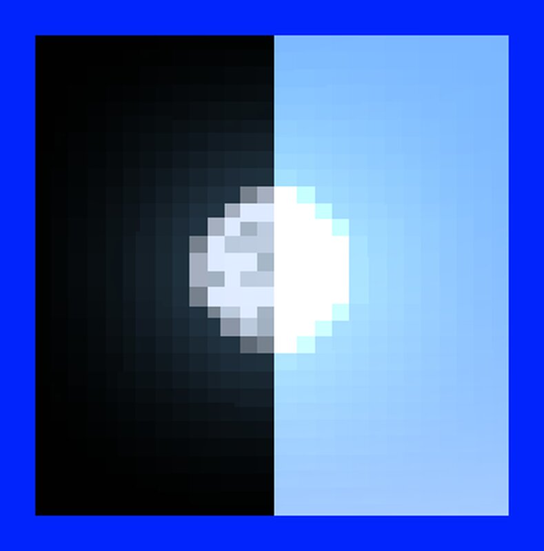 Beta 1.9 Round sun and moon tweak Minecraft Texture Pack