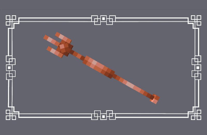 Copper Trident | Bedrock Port Minecraft Texture Pack