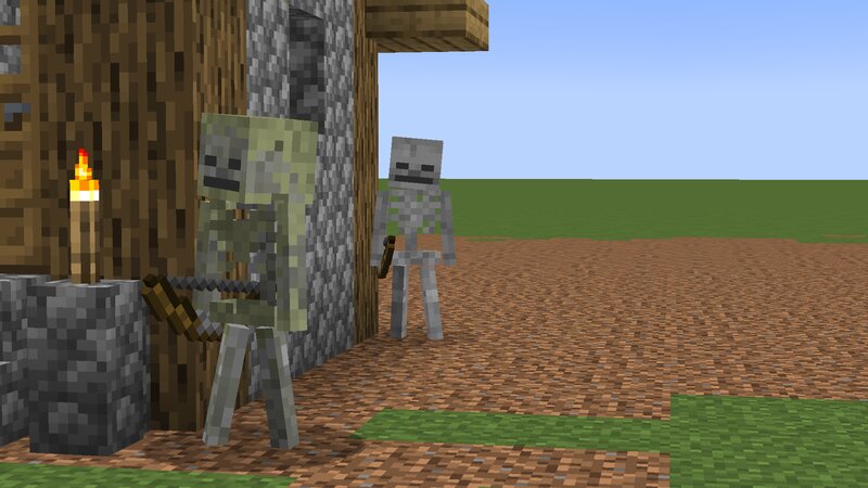 Scorched Skeleton by EpicPaperBag Minecraft Texture Pack