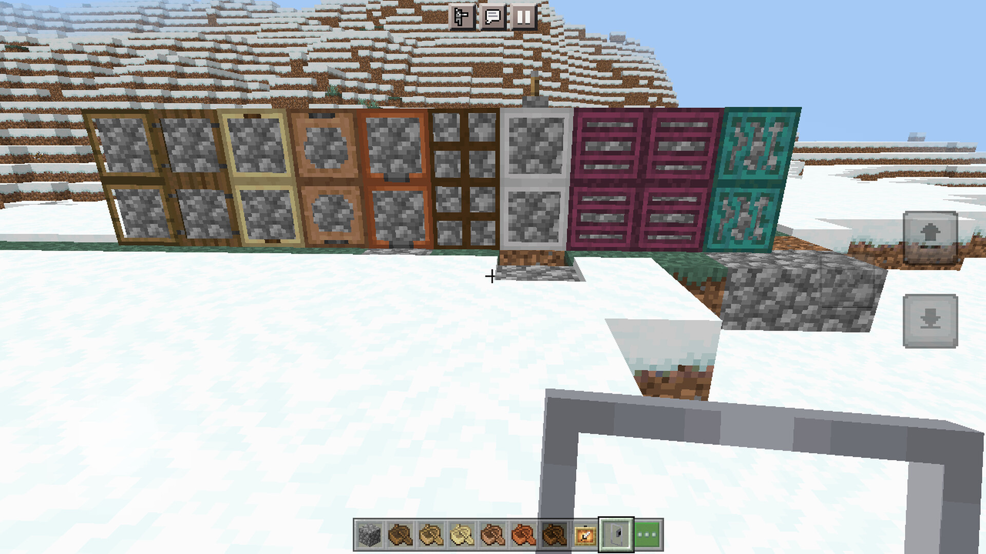 Tentex's Bedrock Tweaks Transparent door shield minecart and trapdoors ...