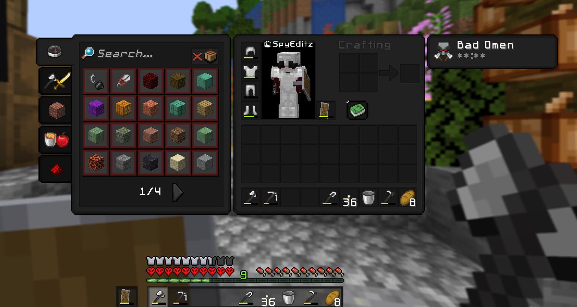 Spy's DarkMode Tweaks Minecraft Texture Pack