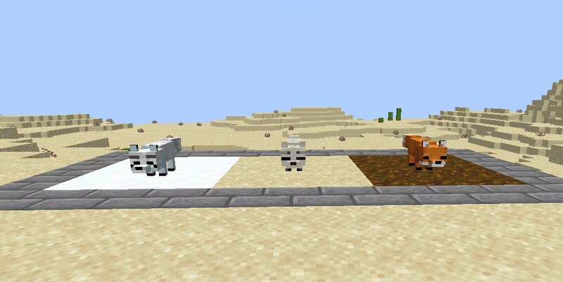 Fennec Foxes And re-textures Minecraft Texture Pack
