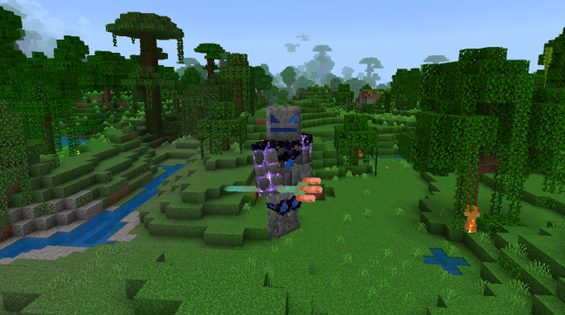 Copper Trident | Bedrock Tweaks Minecraft Texture Pack