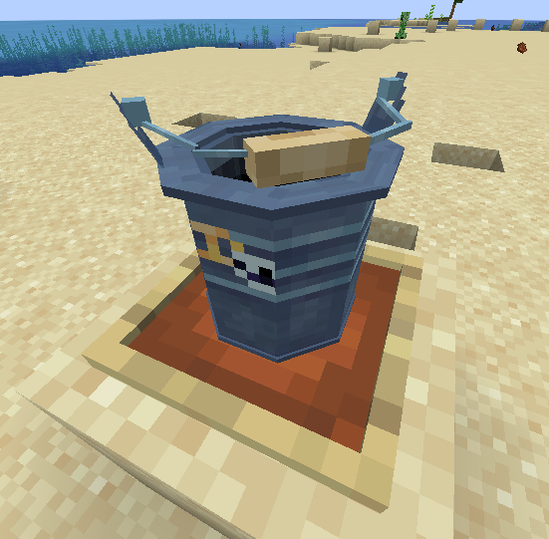 The Reassurance Bucket from The Stanley Parable Minecraft Texture Pack