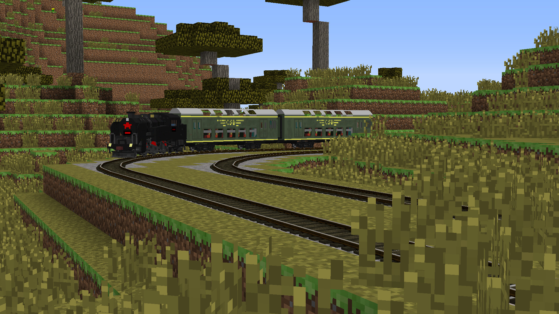 CZECH STEAM LOCOMOTIVE CLASS 464 "UŠATÁ" Minecraft Texture Pack